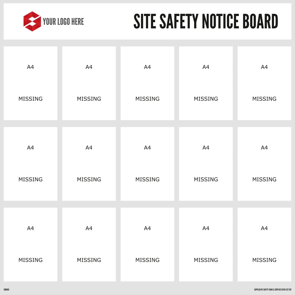 1220mm X 1220mm Safety Notice Board Safety Signs UK Ltd 1220mm-x-1220mm-safety-notice-board-safety-signs-uk-ltd