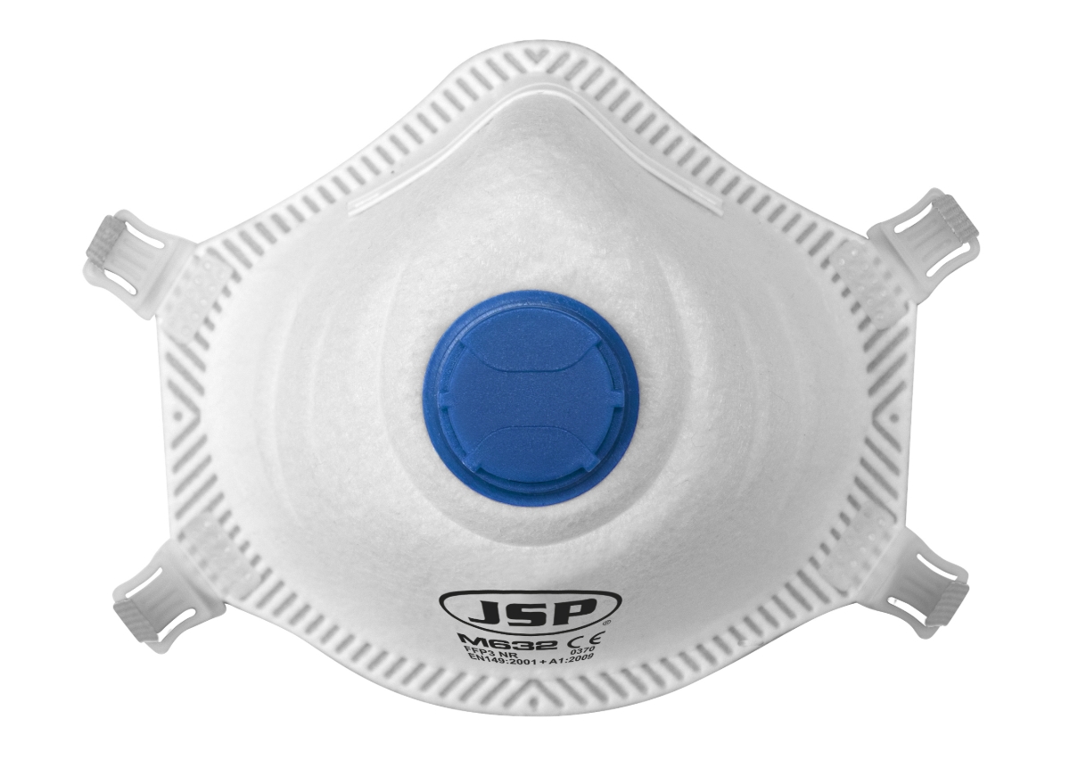 JSP M Series Moulded Disposable Mask - Box of 10 - M632 - FFP3V ...