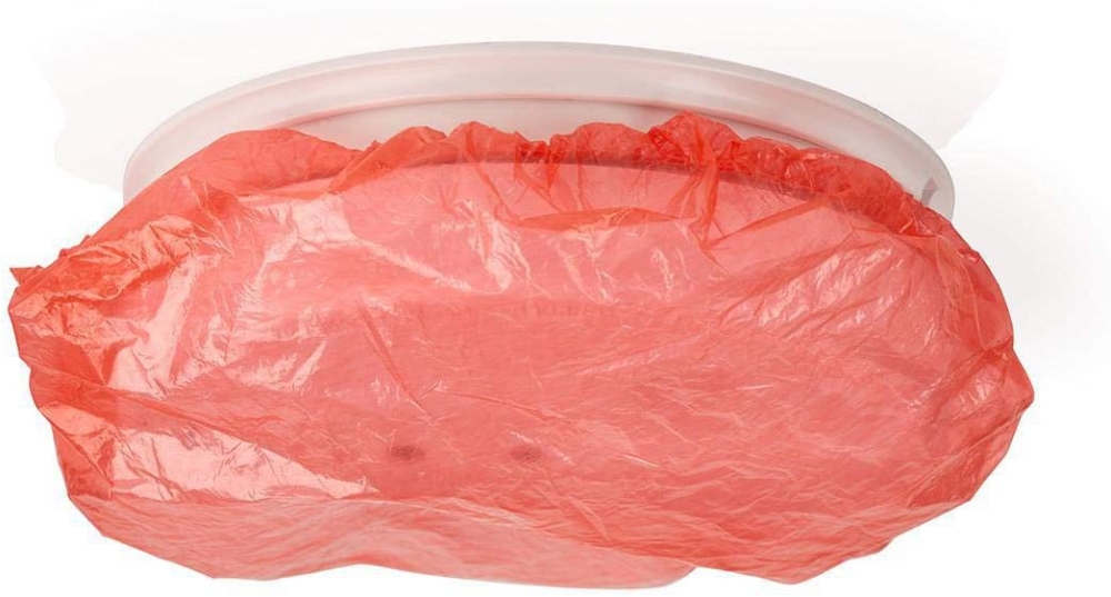 Red Smoke Detector Head Elasticated Dust Cover - Safety Signs UK Ltd