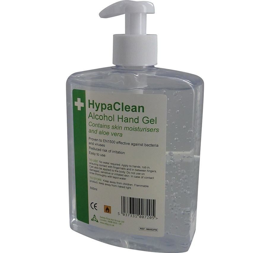 Alcohol Hand Gel 500ml - Safety Signs UK Ltd