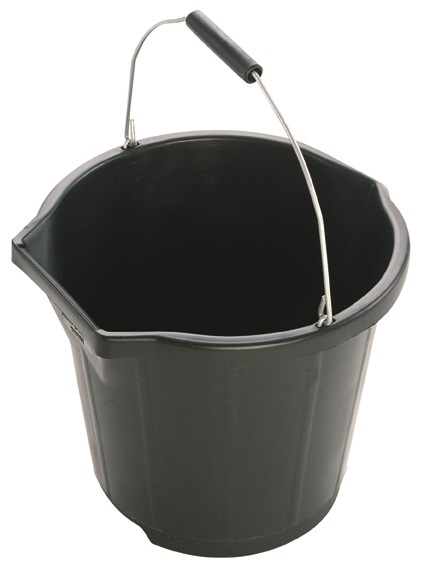 15 Litre Black Builders Bucket - Safety Signs UK Ltd