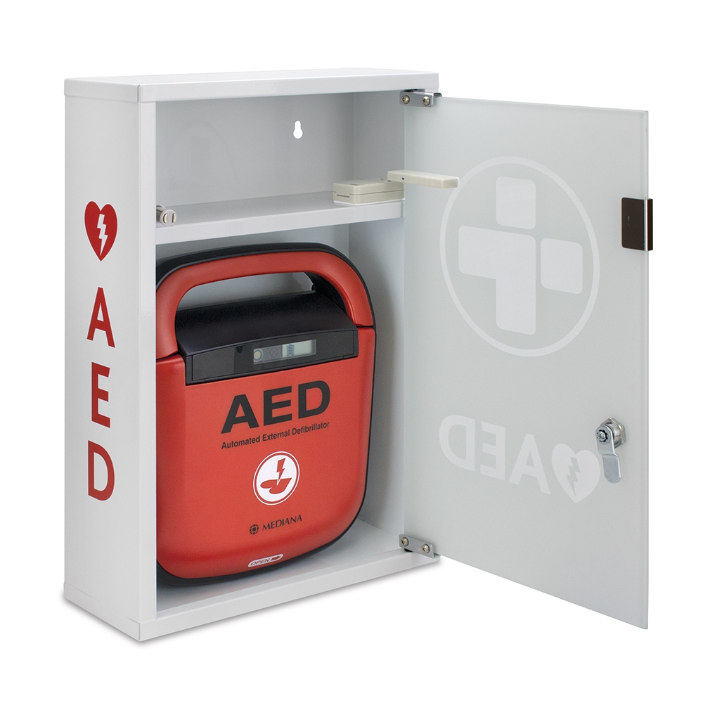 AED Cabinet with Glass Door - Safety Signs UK Ltd