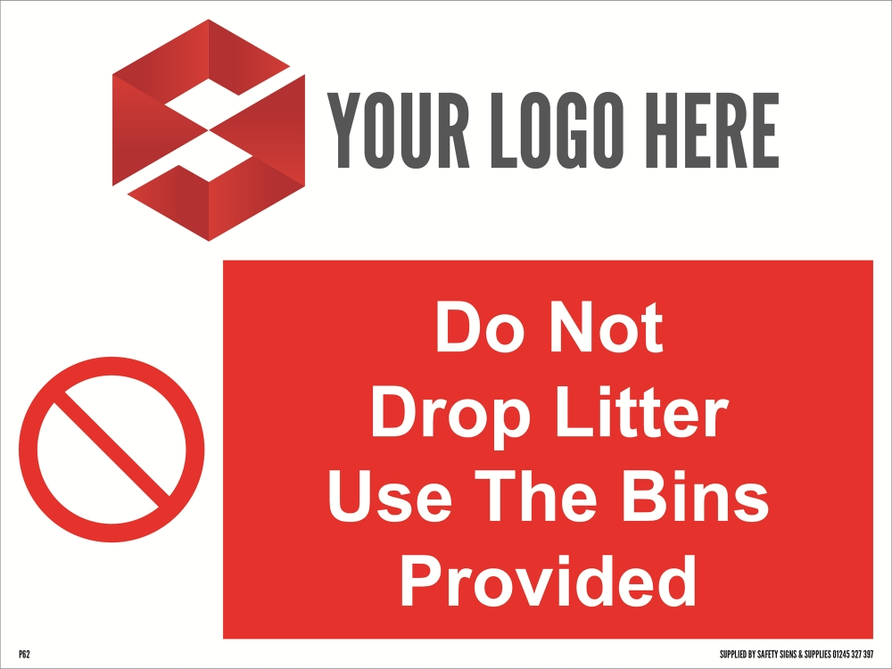 600MM X 450MM Do Not Drop Litter - Safety Signs UK Ltd