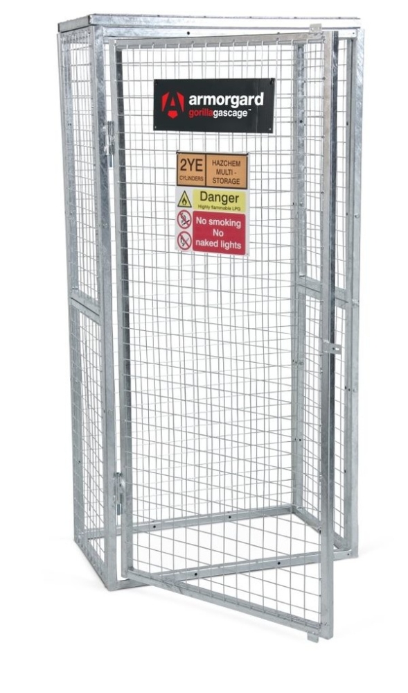 Gas Cage 900mm x 500mm x 1500mm - Safety Signs UK Ltd