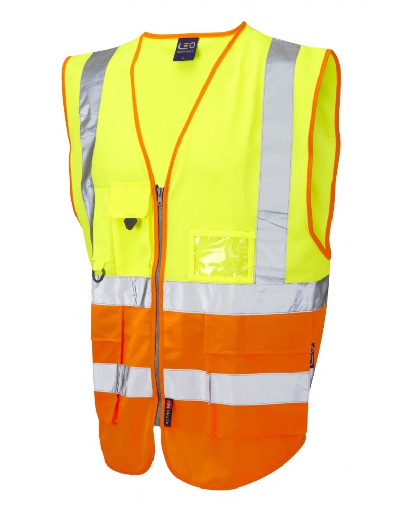 Superior Hi Viz Vest Yellow/Orange - Safety Signs UK Ltd