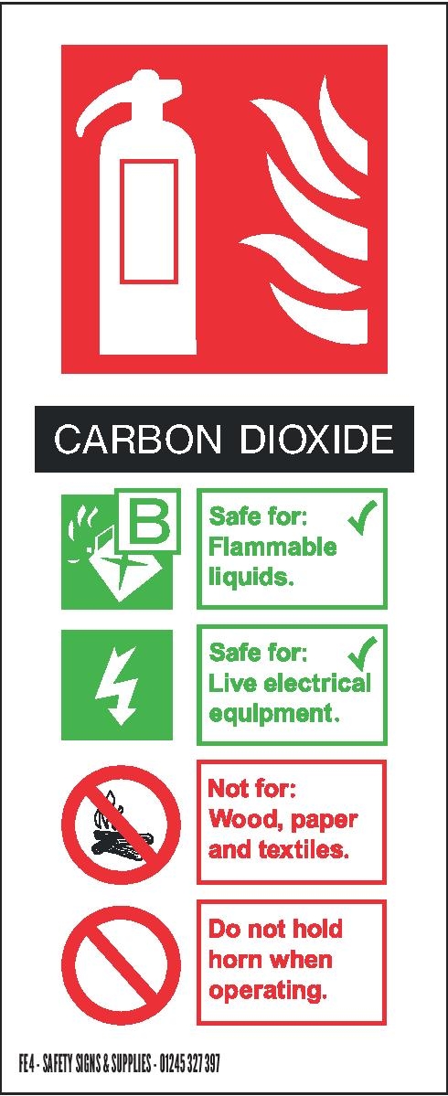 FE4 82 X 202 C02 ID SIGN - Safety Signs UK Ltd